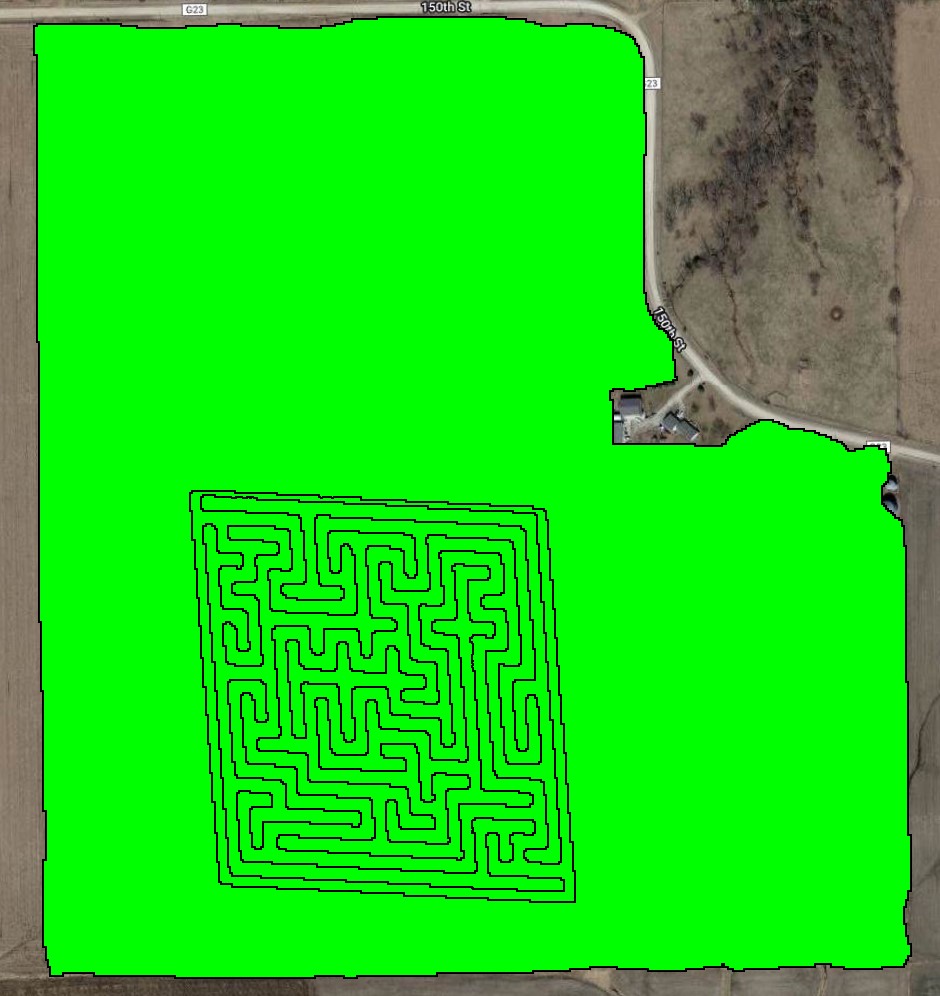Creating a Corn Maze