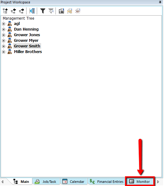 Using the Monitor Tree