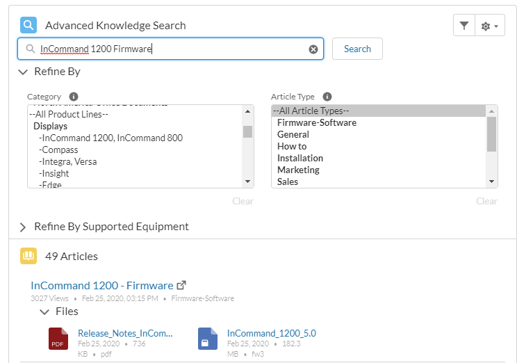 Support Community - Advanced Search