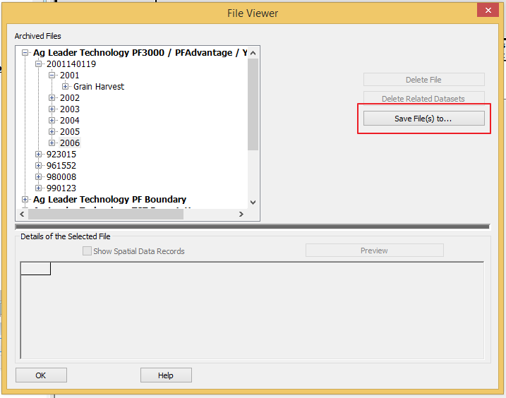 Saving Raw Files out of SMS
