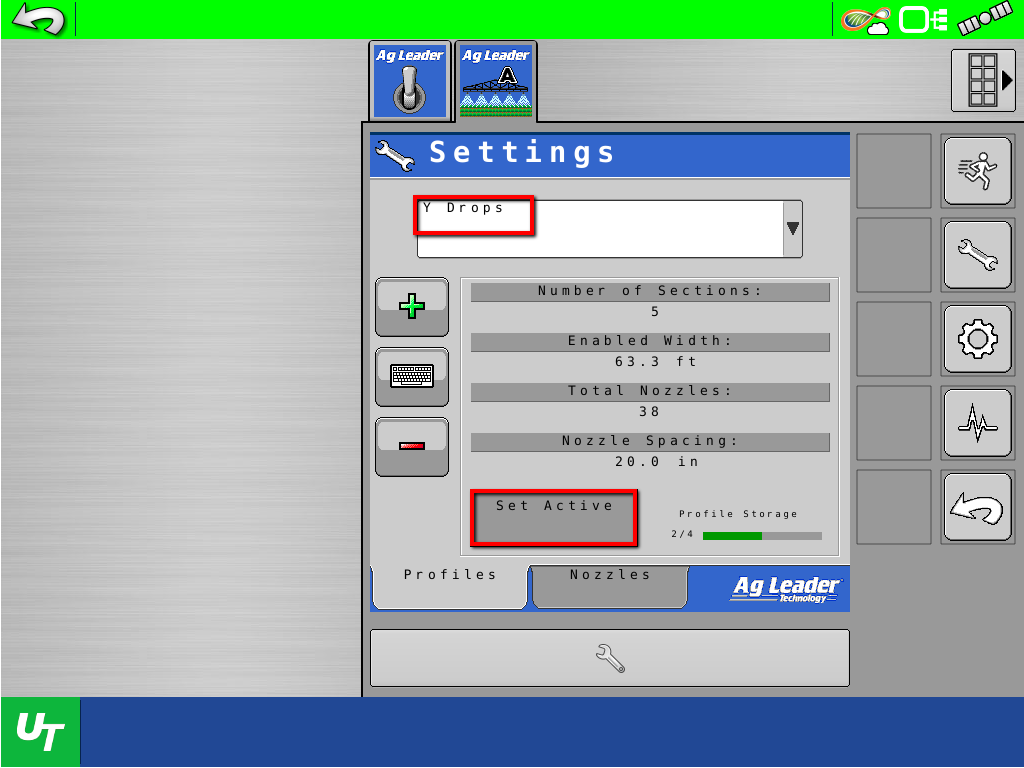 DirectCommand Y Drop Configurations for CAN A and ISO Liquid