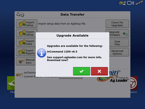 InCommand Automatic Firmware Updates