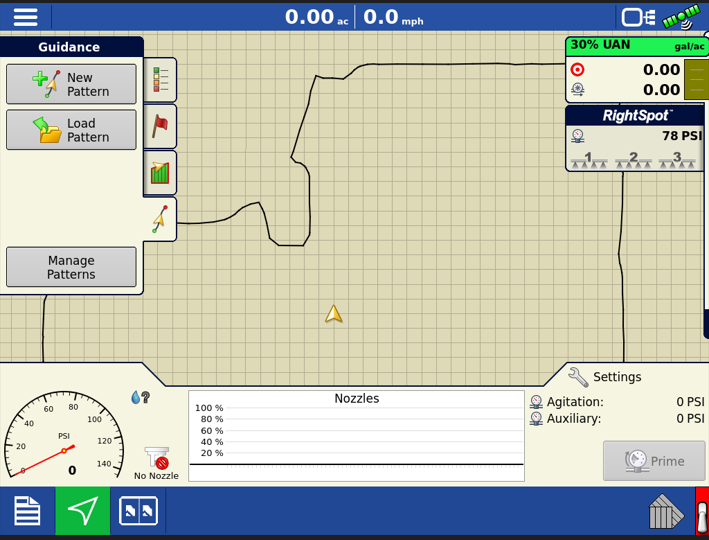 InCommand 1200™ - Legend/Markers/Field/Guidance Tab