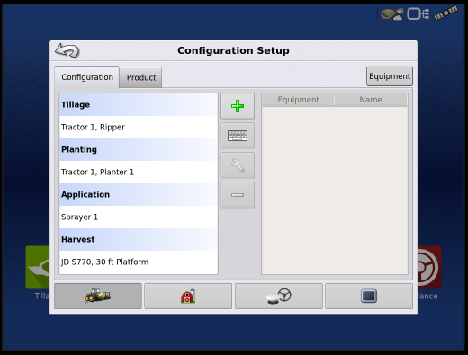 InCommand® - Configuration Setup Menu