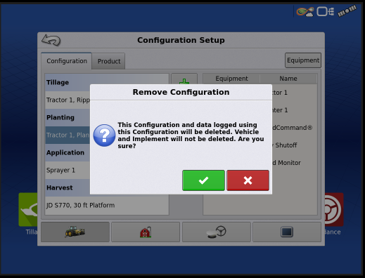 InCommand® - Configuration Setup Menu