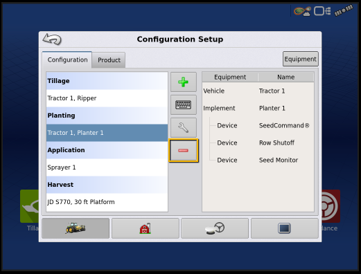 InCommand® - Configuration Setup Menu