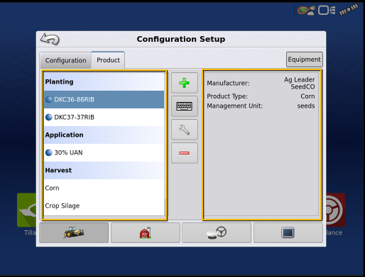 InCommand® - Configuration Setup Menu