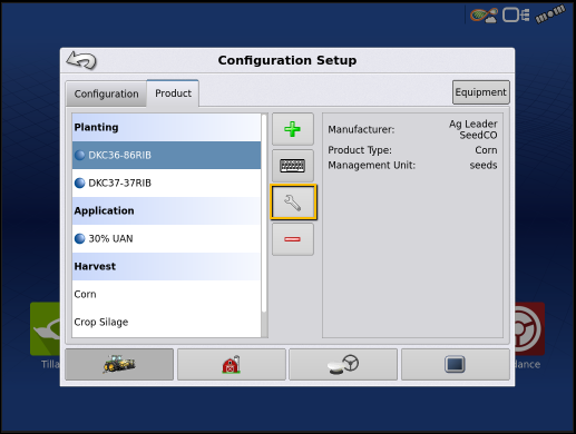 InCommand® - Configuration Setup Menu