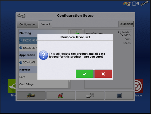 InCommand® - Configuration Setup Menu
