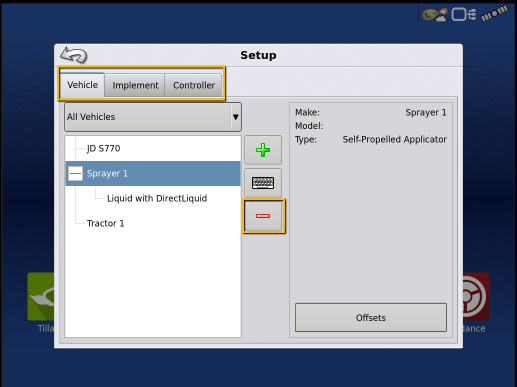 InCommand® - Configuration Setup Menu