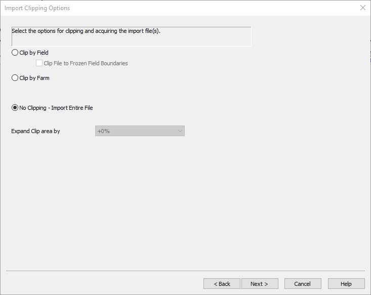 Importing Soil Sampling Data