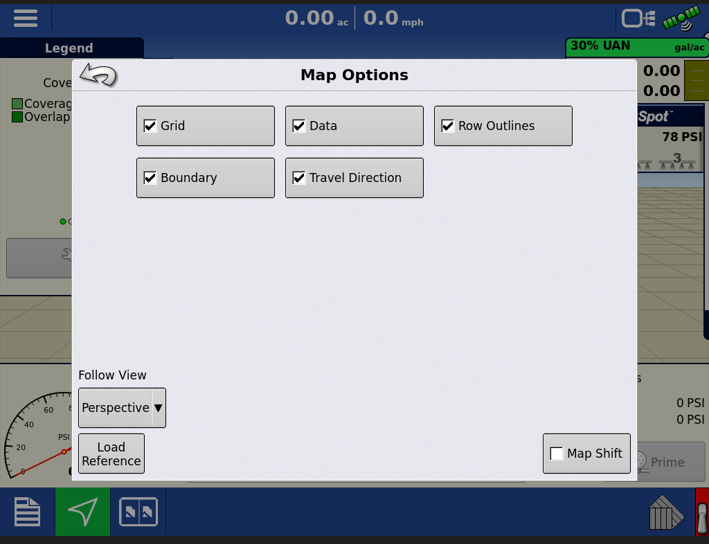 InCommand® - Legend/Markers/Field/Guidance Tab