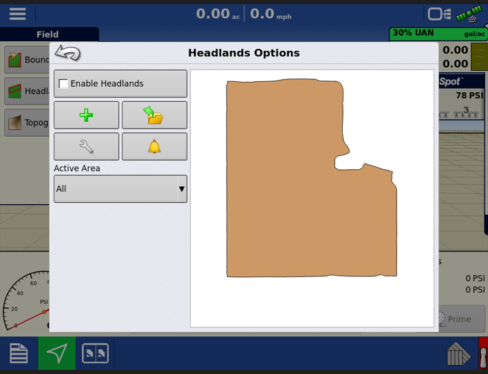 InCommand® - Legend/Markers/Field/Guidance Tab