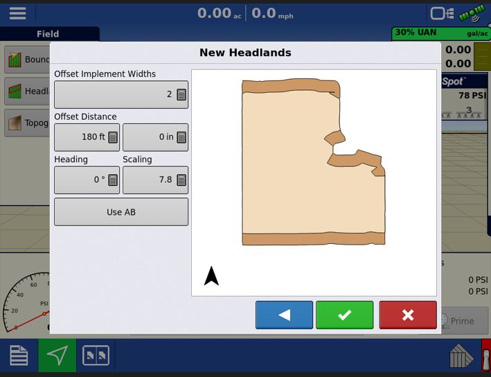 InCommand® - Legend/Markers/Field/Guidance Tab