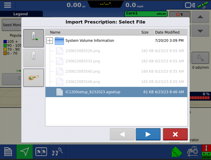 InCommand® - Loading a Prescription