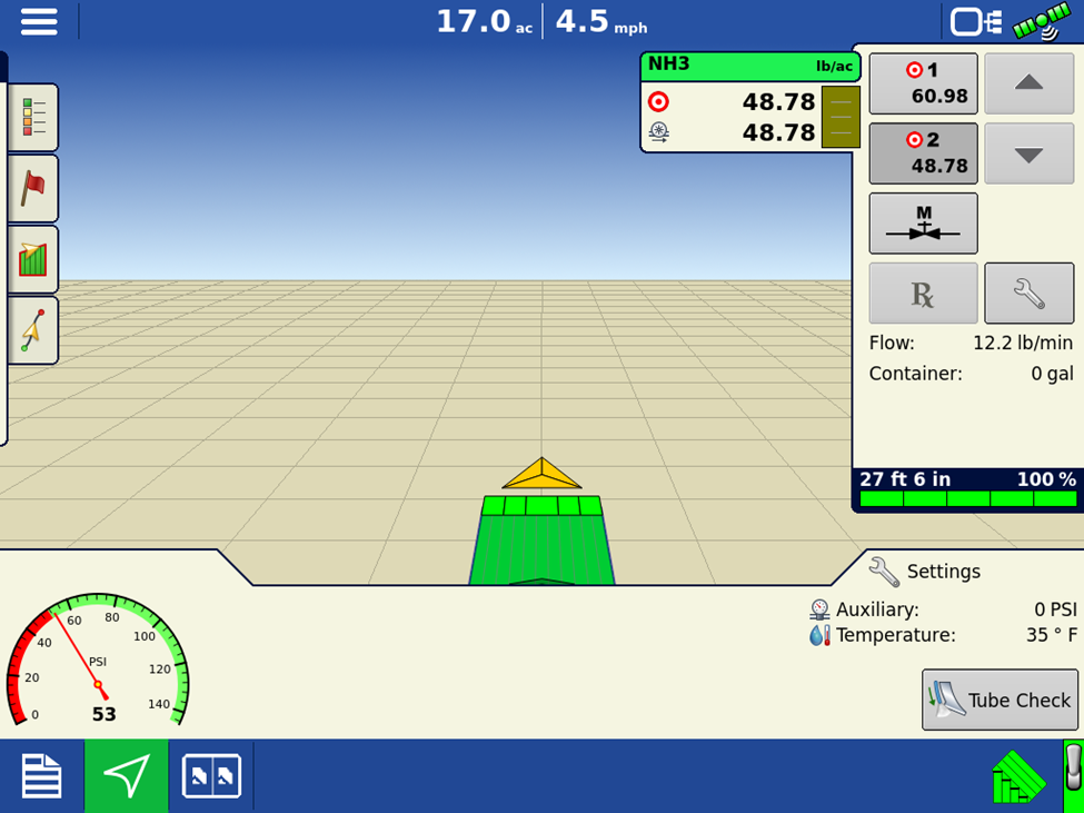 Anhydrous Ammonia (NH3) with DirectCommand L2