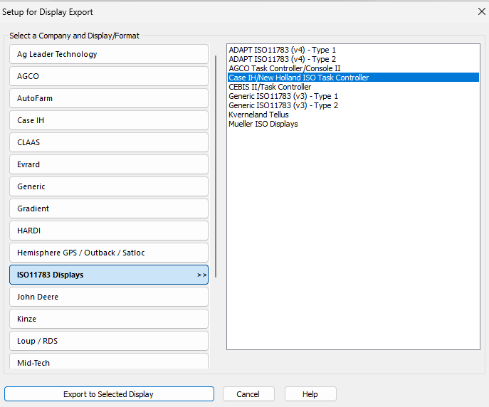 Creating Setup/Prescription files for Kinze® Blue Vantage® and Case IH ...