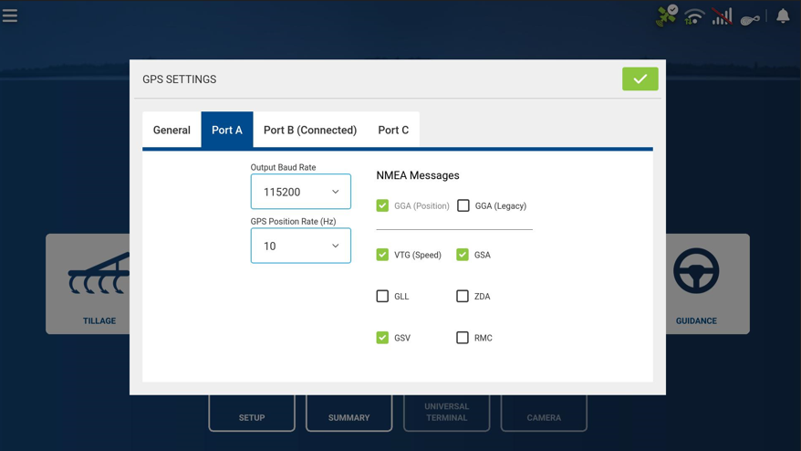 How to setup the GPS 7000 to Legacy display (via InCommand® Display)